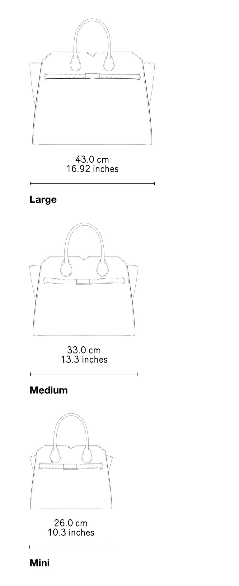 Milano Size Guide: dimensions and capacity of Valextra Milano bags