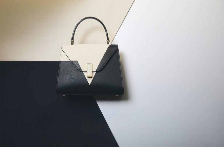 Intarsia: Luxury handbags with leather inlays | Valextra
