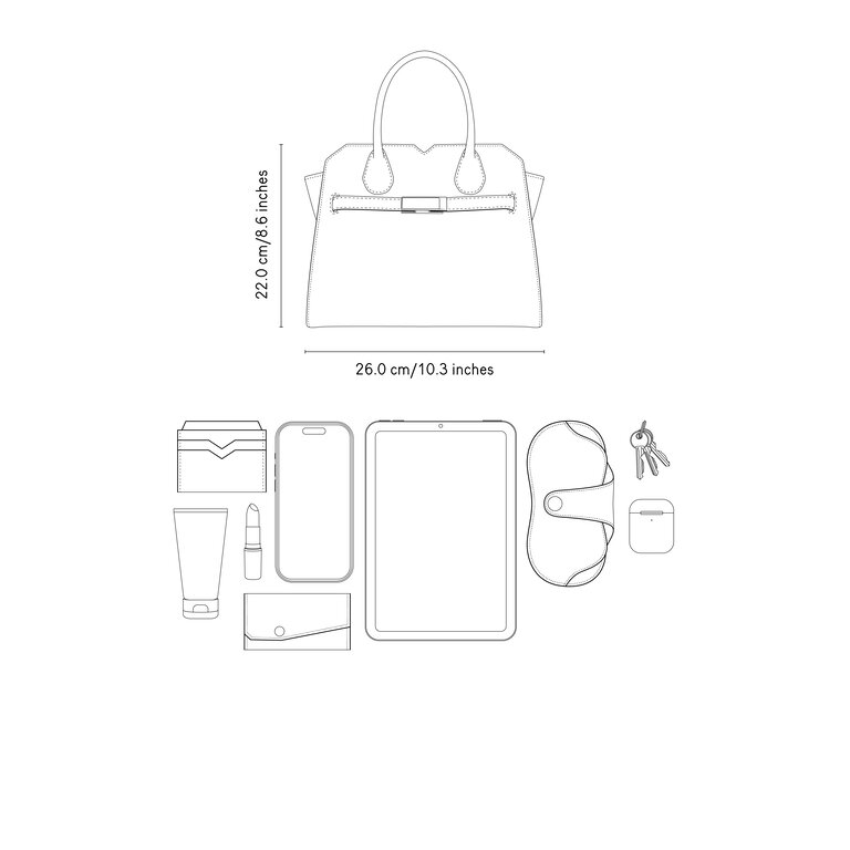 Milano Size Guide: dimensions and capacity of Valextra Milano bags