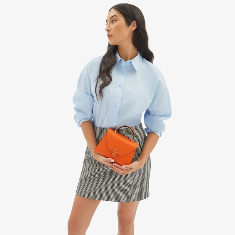 Embossed leather bags, custom backpacks, monogram purses | Valextra