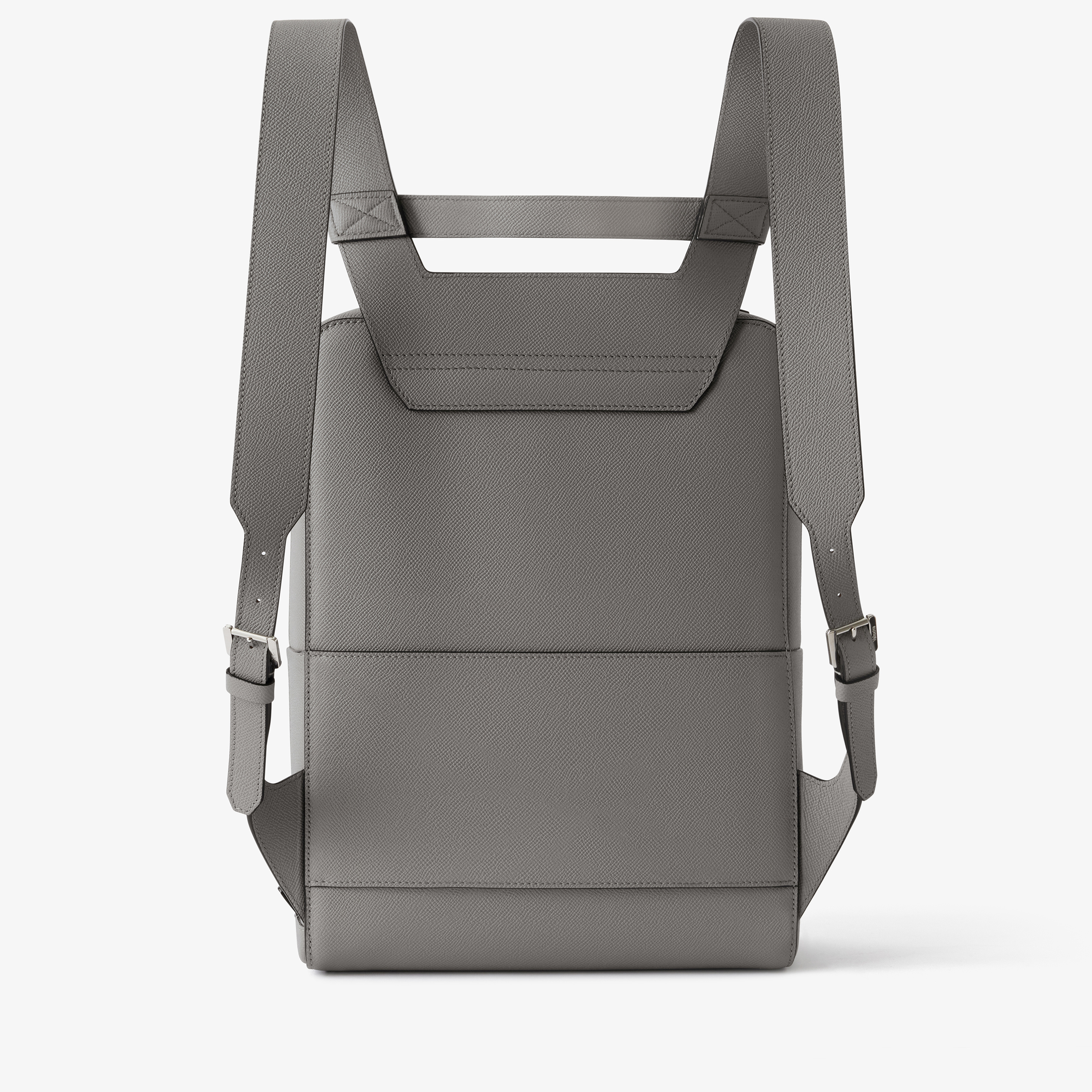 Men's Gray Luxury Leather backpack | Valextra V-Line