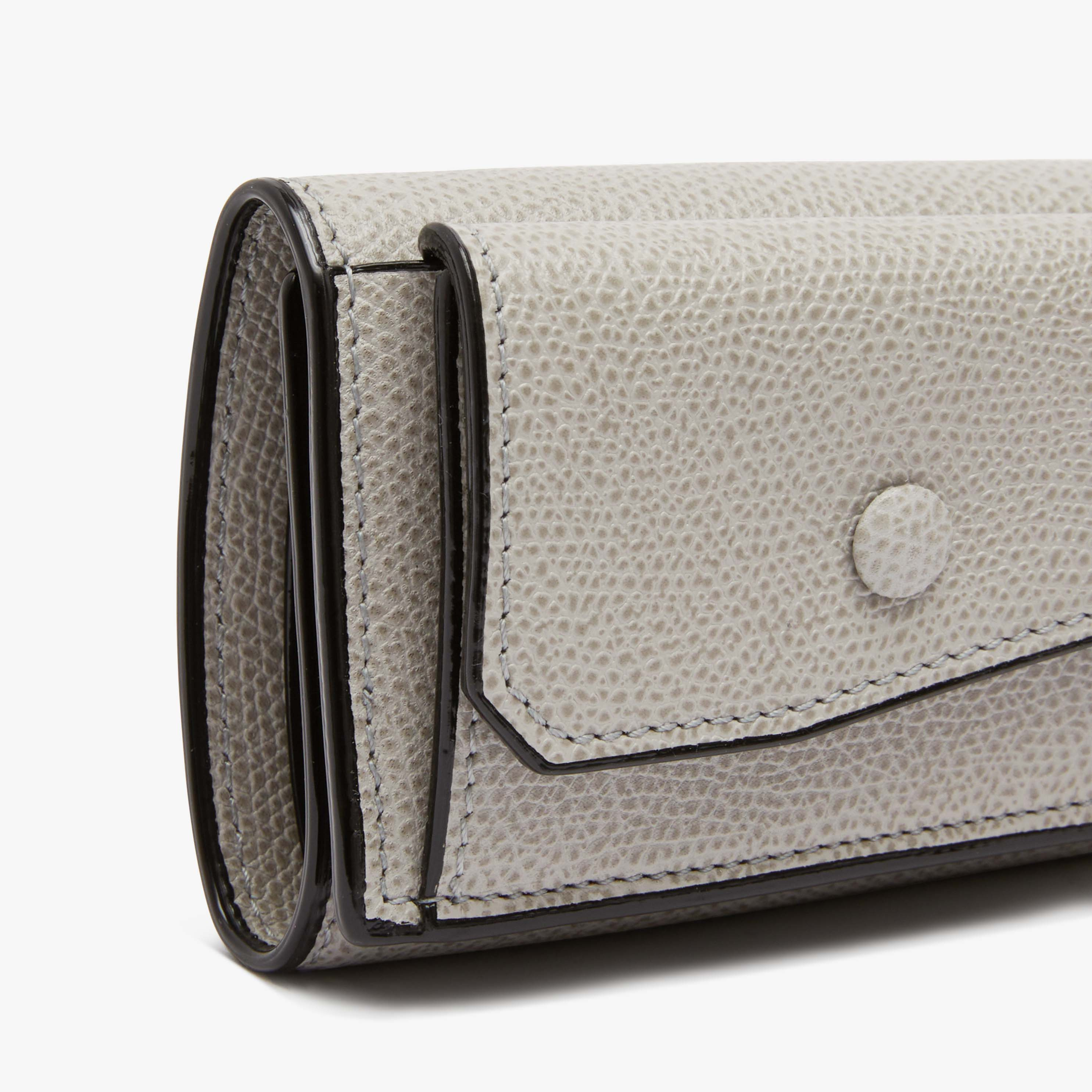 Light Gray Leather Bifold Wallet | Valextra small leather goods