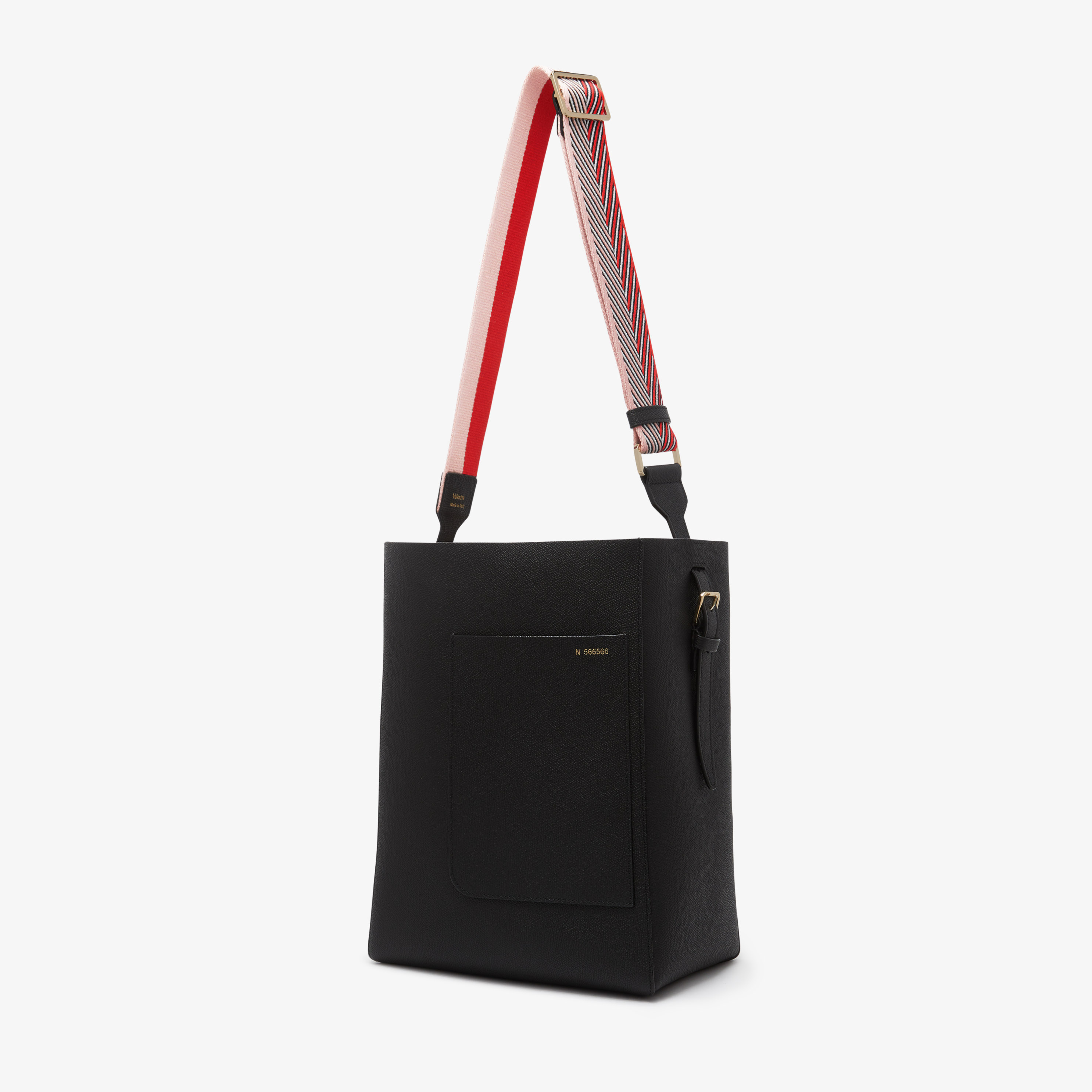 Women's Pink & Red Luxury Shoulder Bucket Strap | Valextra Soft