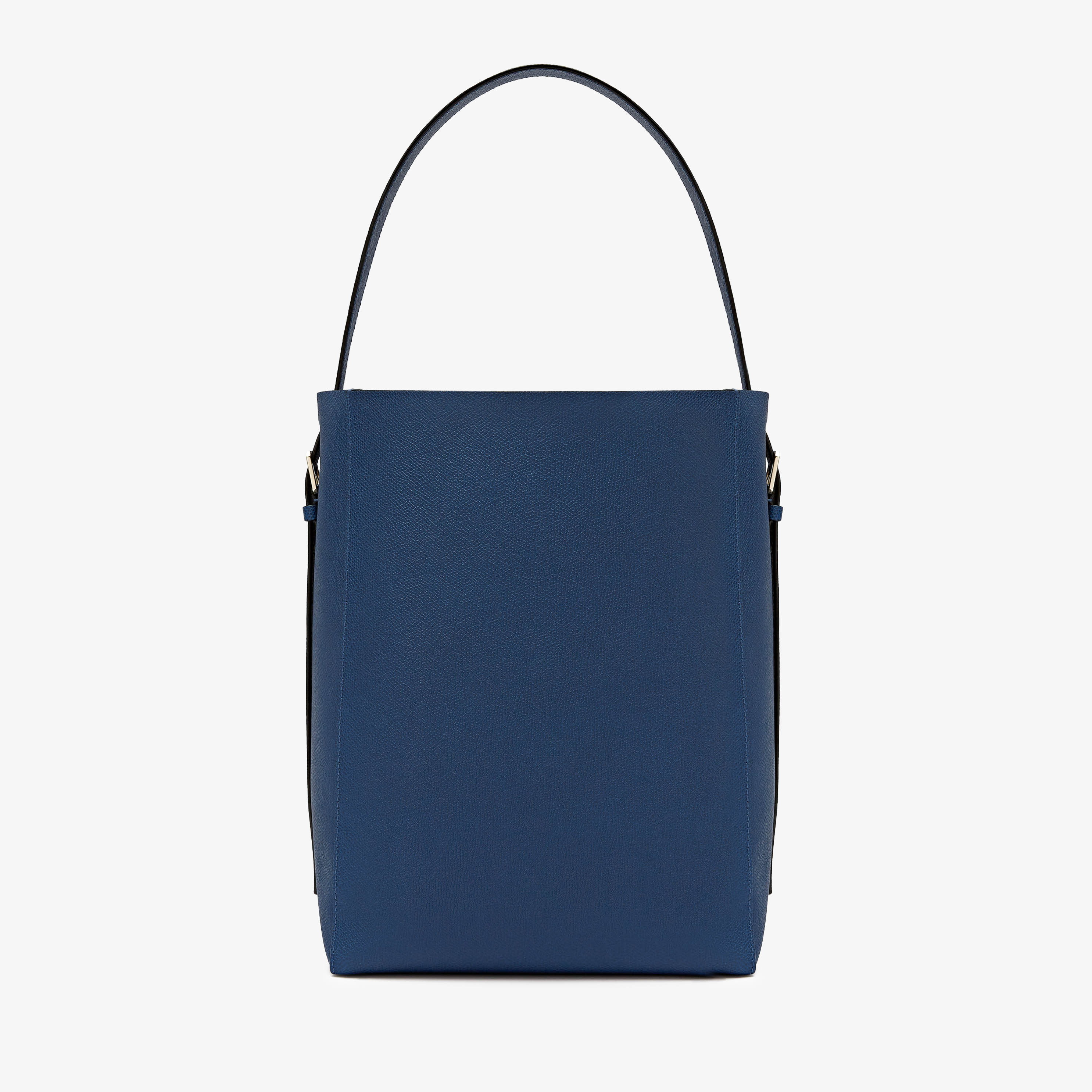 Women's Sapphire Blue Leather Luxury bucket bag | Valextra Soft
