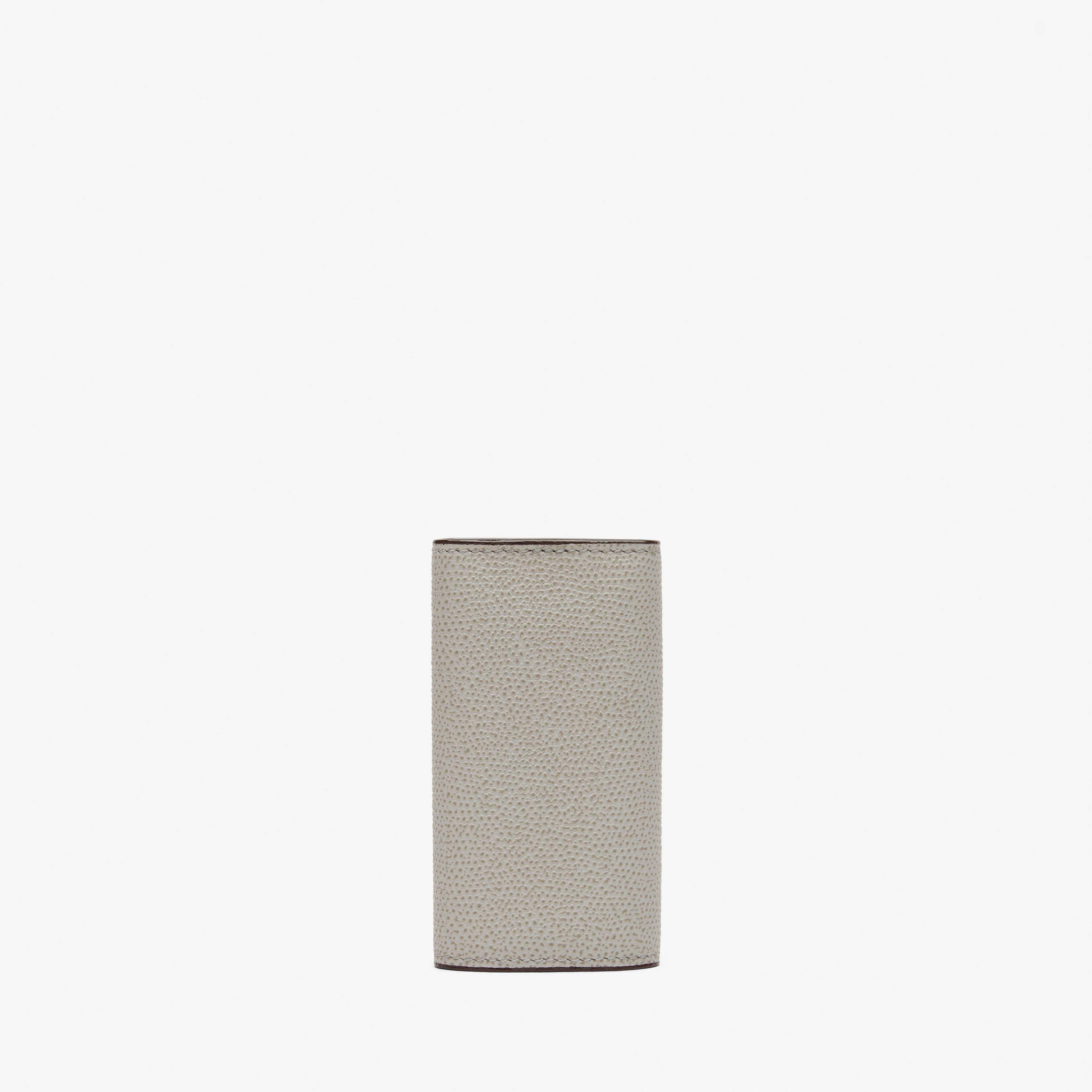 Light Gray Leather Key Holder | Valextra small leather goods