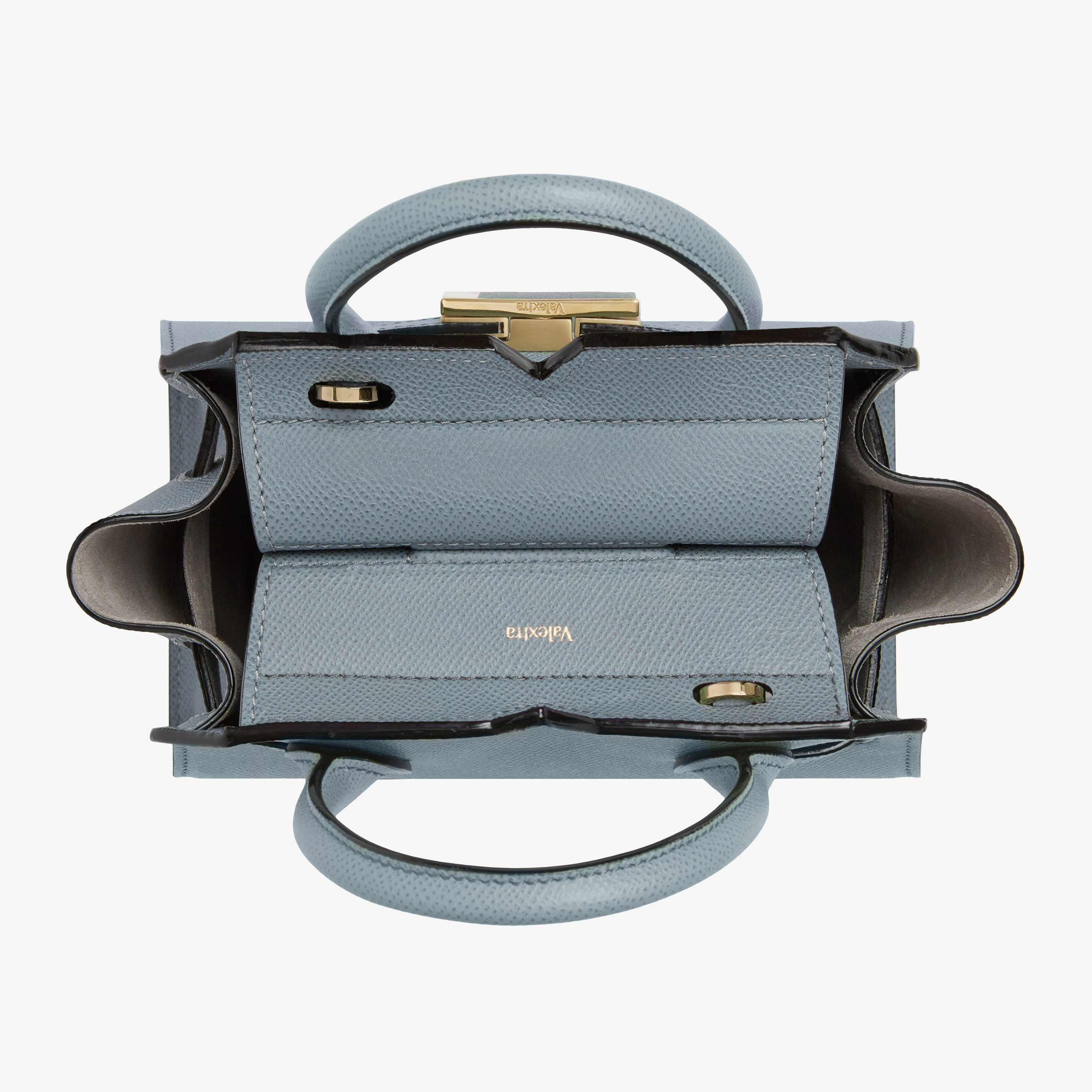 Women's Azure Leather Luxury crossbody micro bag | Valextra