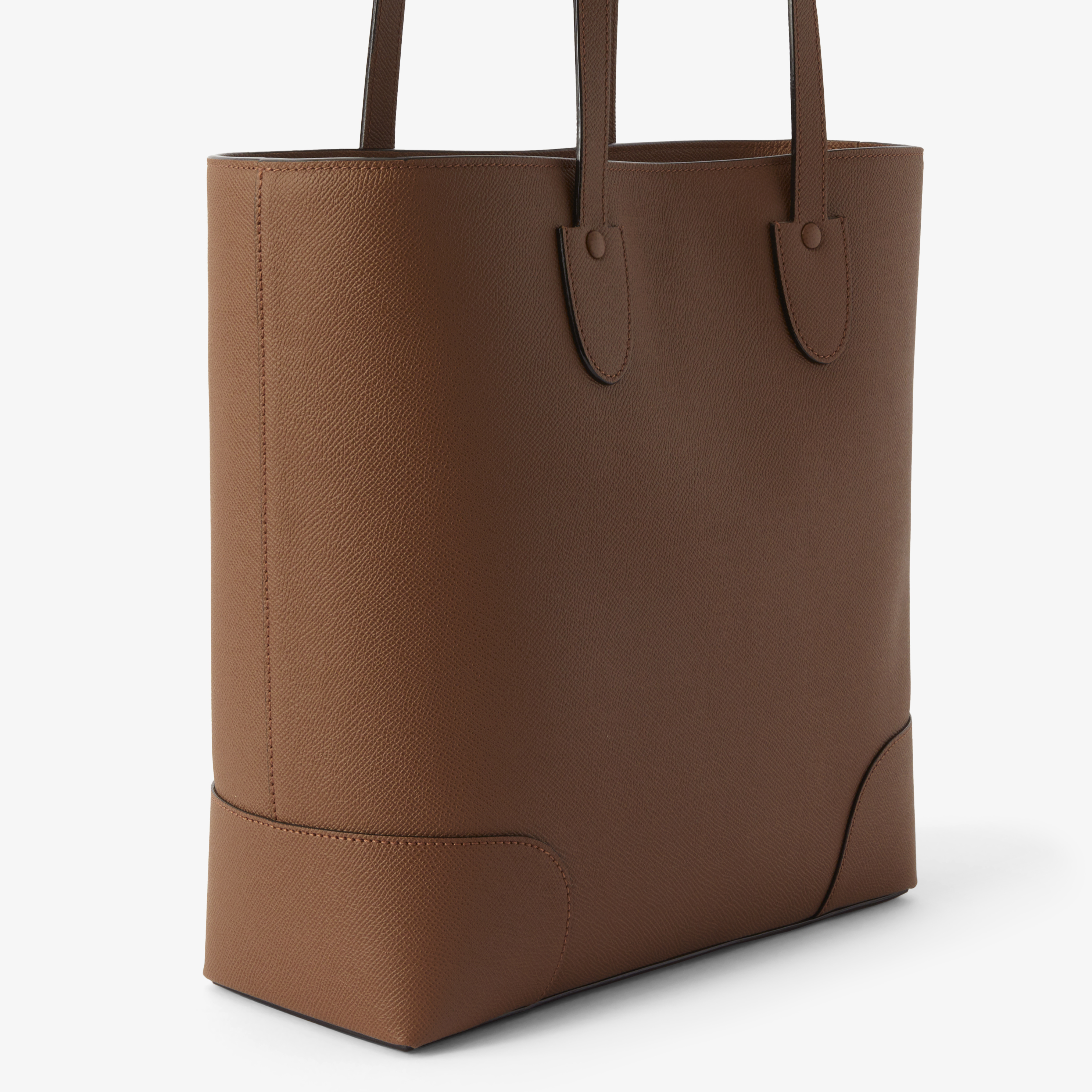 Men's Brown Luxury Leather tote mini bag | Valextra Babila